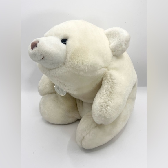 Gund | Toys | Vintage Gund 98 White Snuffles Bear Stuffed Animal 10 ...